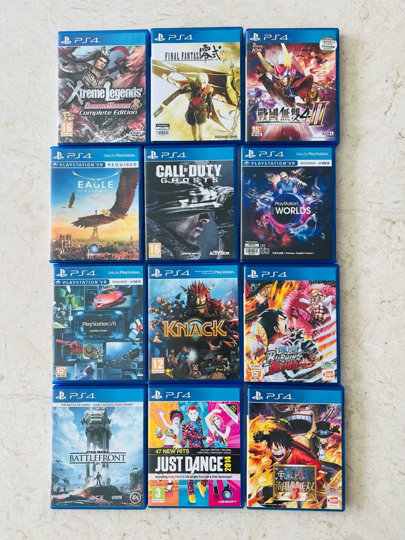 Playstation 4 Main Console, Controller, Camera and VR, Video Gaming ...