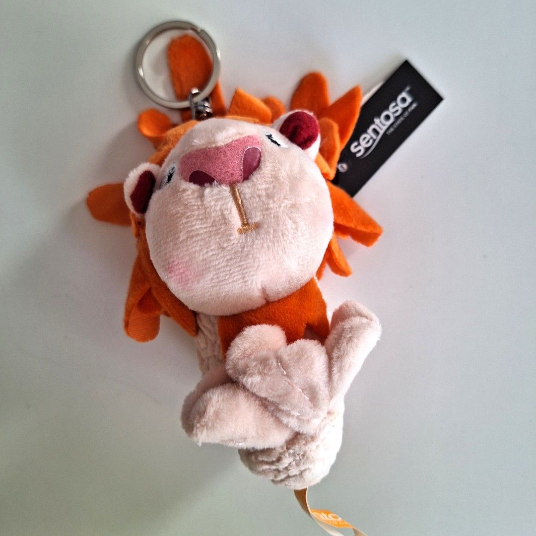 Merlion Souvenir Sentosa Bag Charm Plushy, Hobbies & Toys, Memorabilia ...