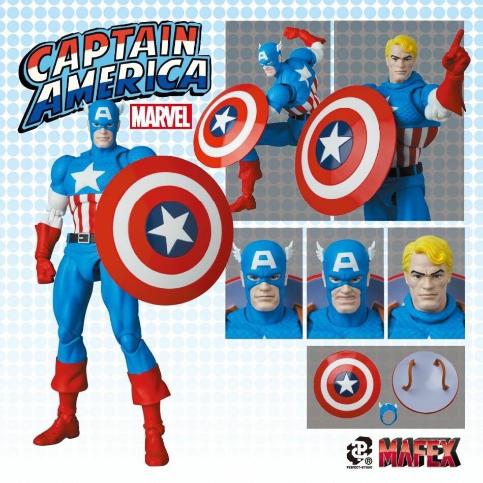 [PO] Medicom Mafex Captain America Comic and X-Men Phoenix Jean Grey ...
