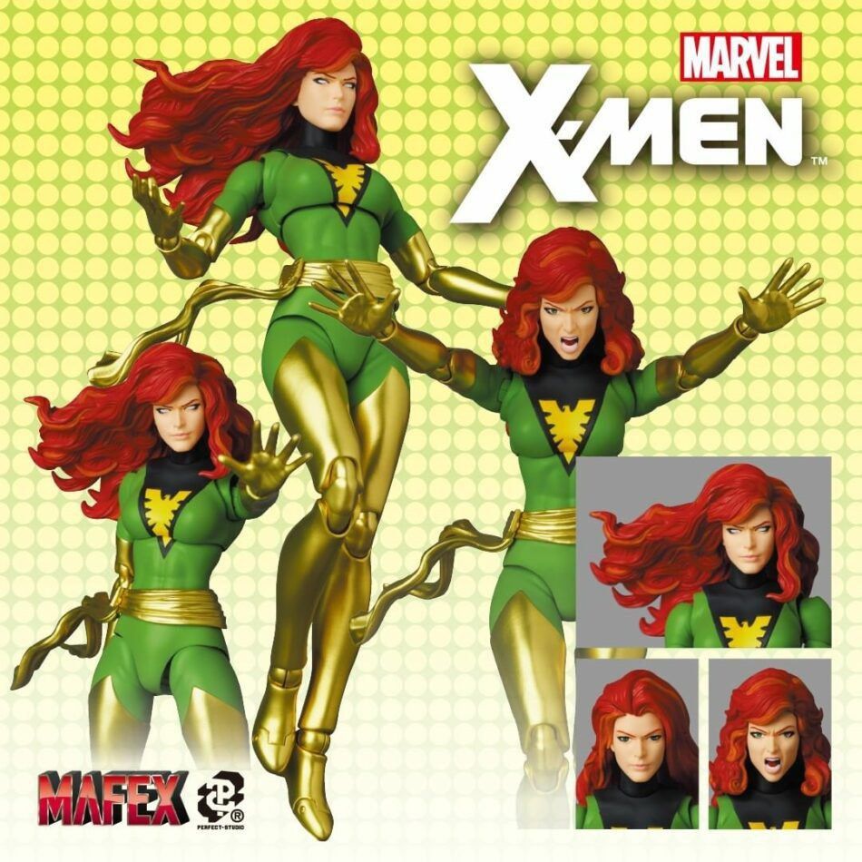 [PO] Medicom Mafex Captain America Comic and X-Men Phoenix Jean Grey ...