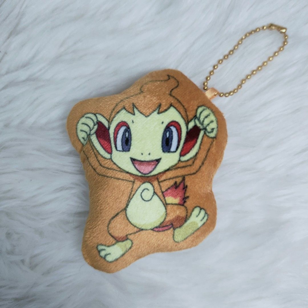 Pokemon Chimchar Plush Charm on Carousell