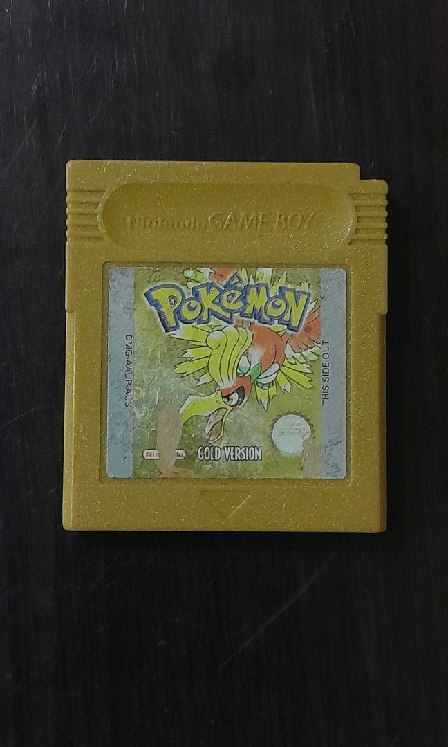 Pokemon Gold Version Original Cartridge, Video Gaming, Video Games ...