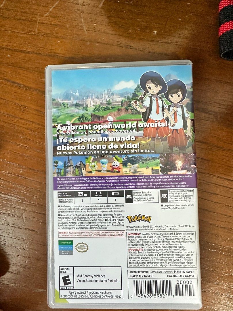 Pokemon Scarlet Switch, Video Gaming, Video Games, Nintendo on Carousell