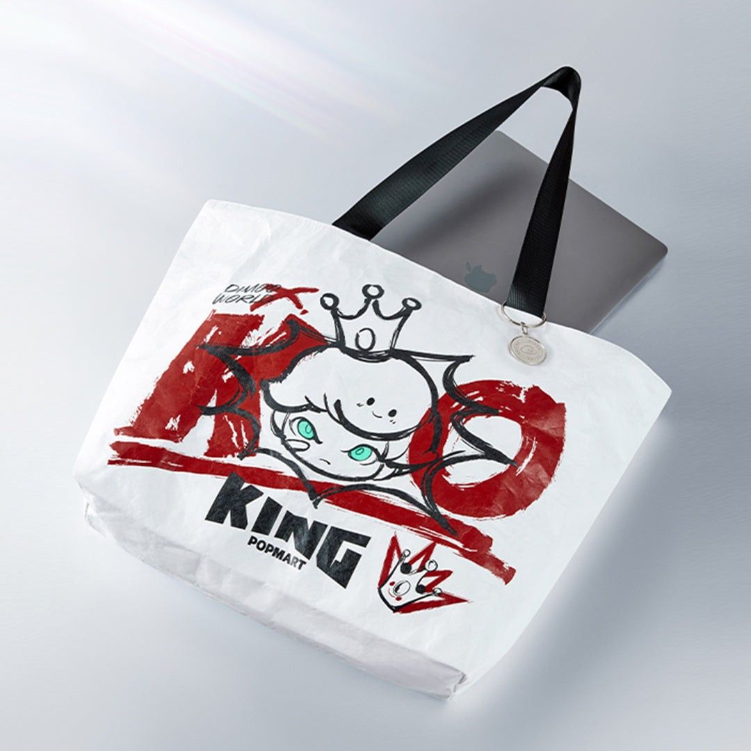 POP MART Dimoo Retro Series Tote Bag, Women's Fashion, Bags & Wallets ...