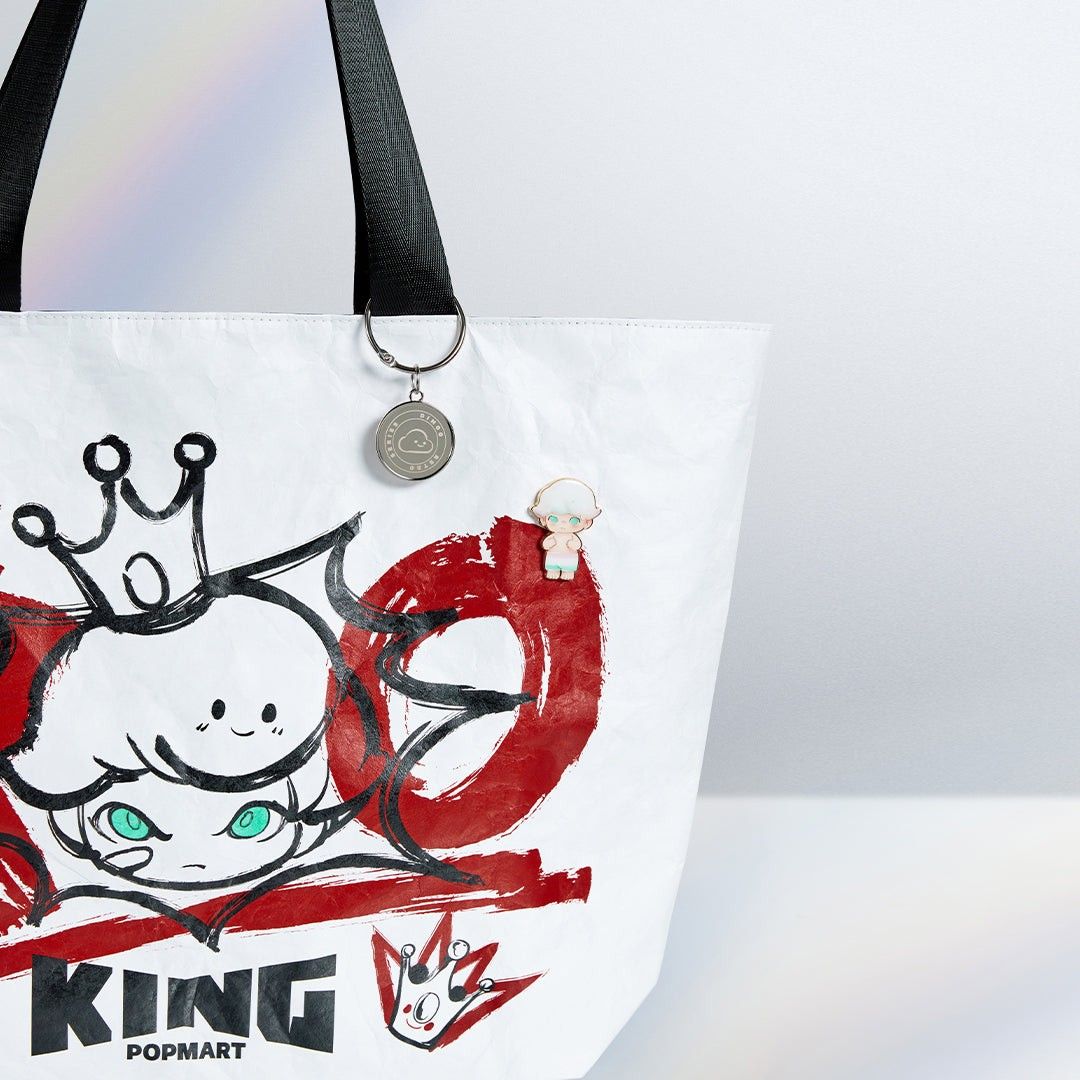 POP MART Dimoo Retro Series Tote Bag, Women's Fashion, Bags & Wallets ...
