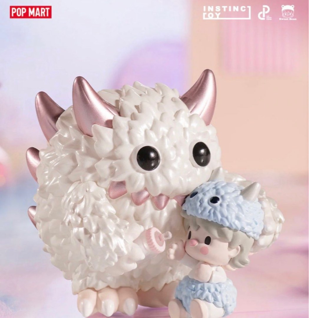 Pop Mart Popmart Sweet Bean x Instinctoy Instinct Toy Sweet Together Monster Fluffy Figure Toy ...