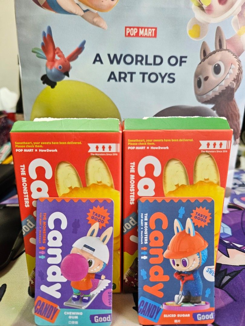 [POPMART] THE MONSTERS LABUBU - Candy: Chewing Gum/Sliced Sugar ...