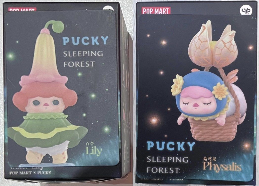 POPMART PUCKY SLEEPING FOREST, Hobbies & Toys, Toys & Games on Carousell