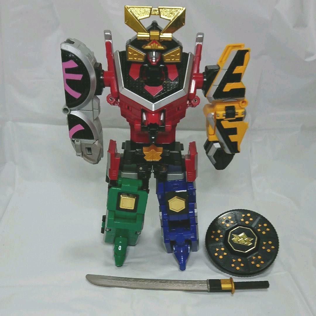 Power Rangers Samurai Sentai Shinkenger Dx Shinken Oh Megazord Bandai ...