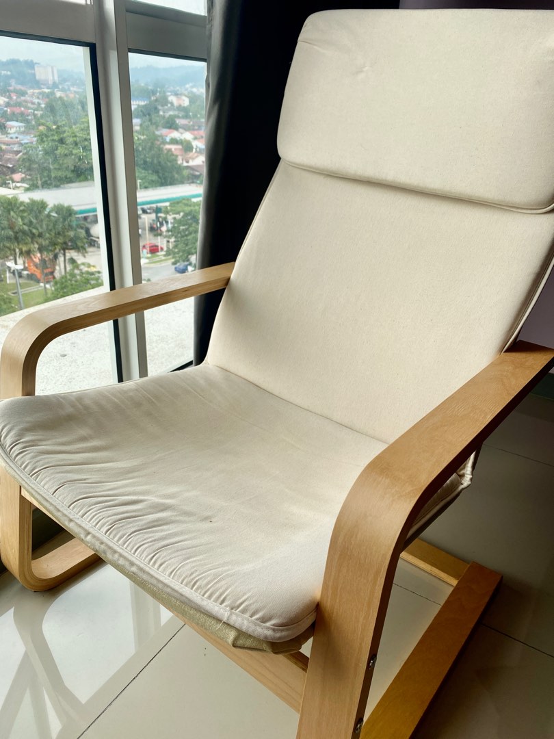 Pre-love Ikea PELLO arm chair, Furniture & Home Living, Furniture ...