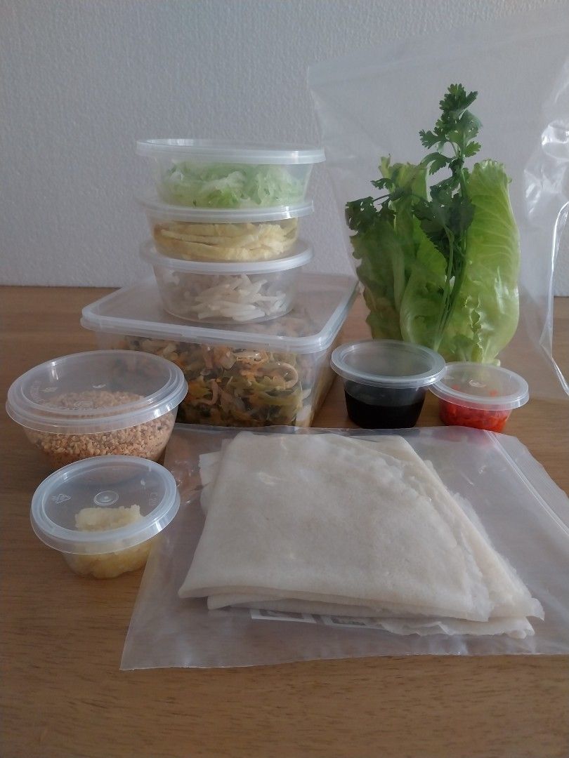 Pre-order DIY Traditional Hokkien Popiah Party Set, Food & Drinks ...