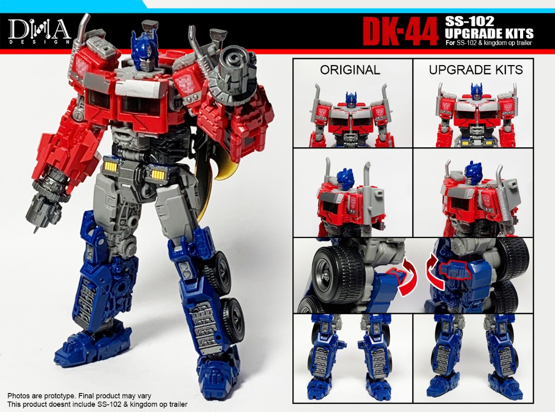 DNA Design, DK-44 upgrade kit for SS-102 Studio Series ROTB Optimus ...