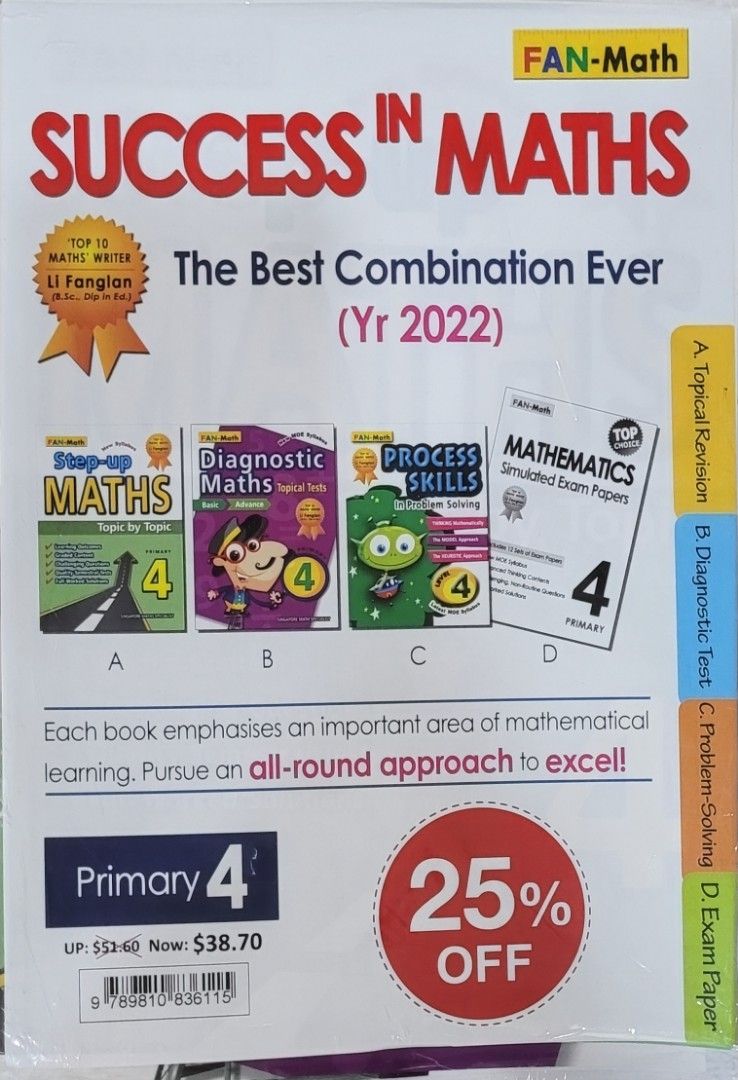 Primary 4 Math papers, Hobbies & Toys, Books & Magazines, Textbooks on ...