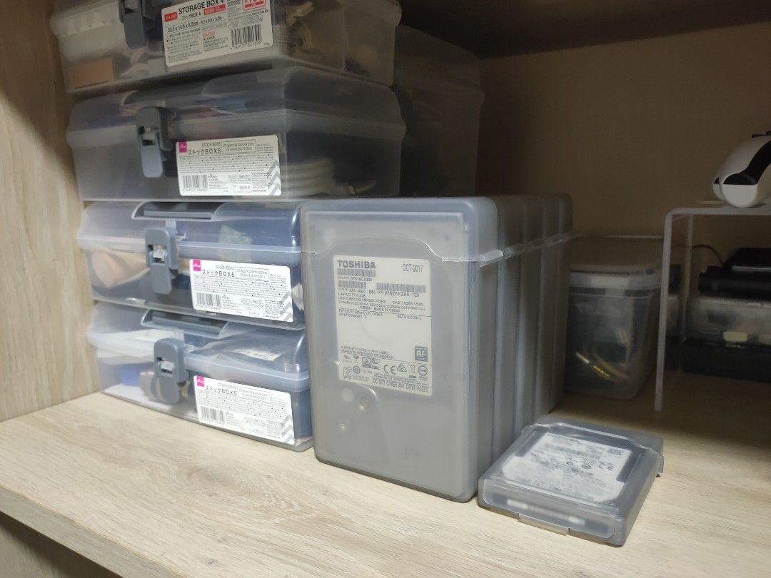 Protective Storage Box Hard Disk Drive HDD, Furniture & Home Living ...