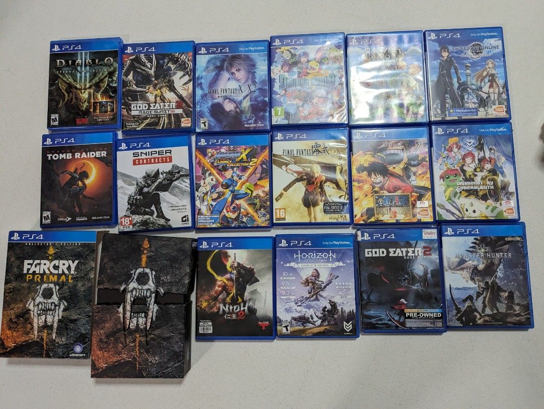 PS4 Games playstation 4 diablo 3 god eater 2 sniper contracts tomb ...
