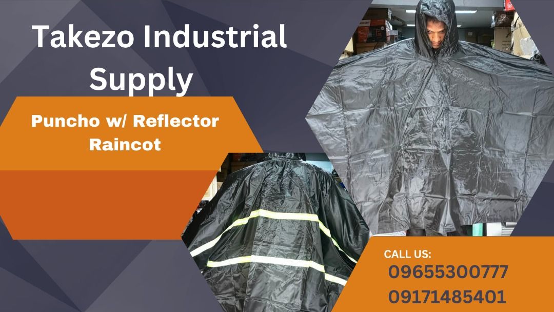 Puncho w/ Reflector Raincoat on Carousell