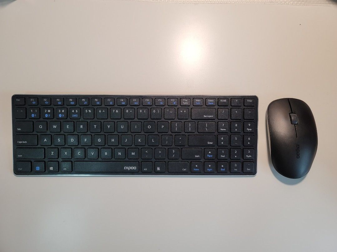 Rapoo Multimode Wireless Keyboard With Mouse Computers And Tech Parts And Accessories Computer