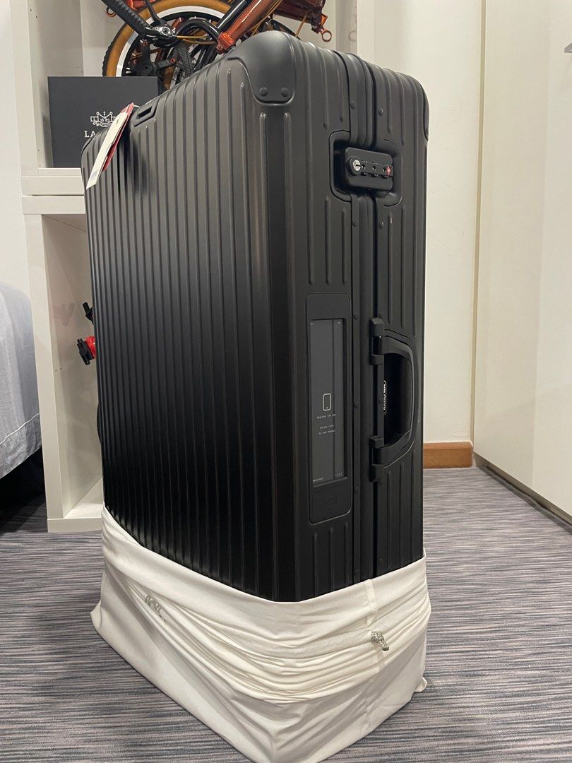 Rare 98L Rimowa Topas Stealth 77 E-Tag, Hobbies & Toys, Travel, Luggage ...