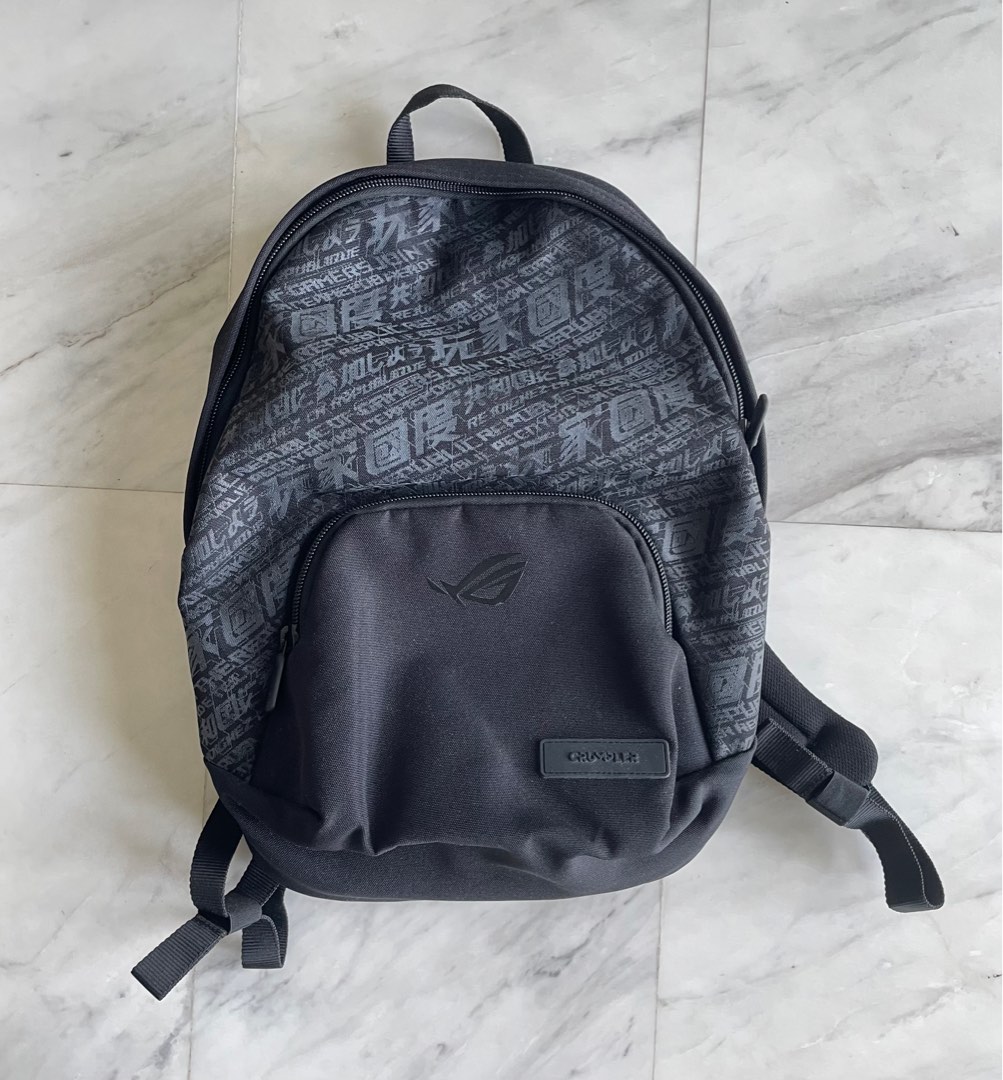 Rare Crumplr x ROG backpack, Men's Fashion, Bags, Backpacks on Carousell