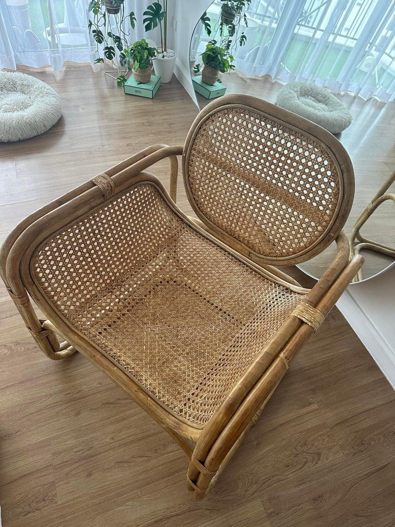 Rattan Solihiya Lounge Chair, Furniture & Home Living, Furniture ...