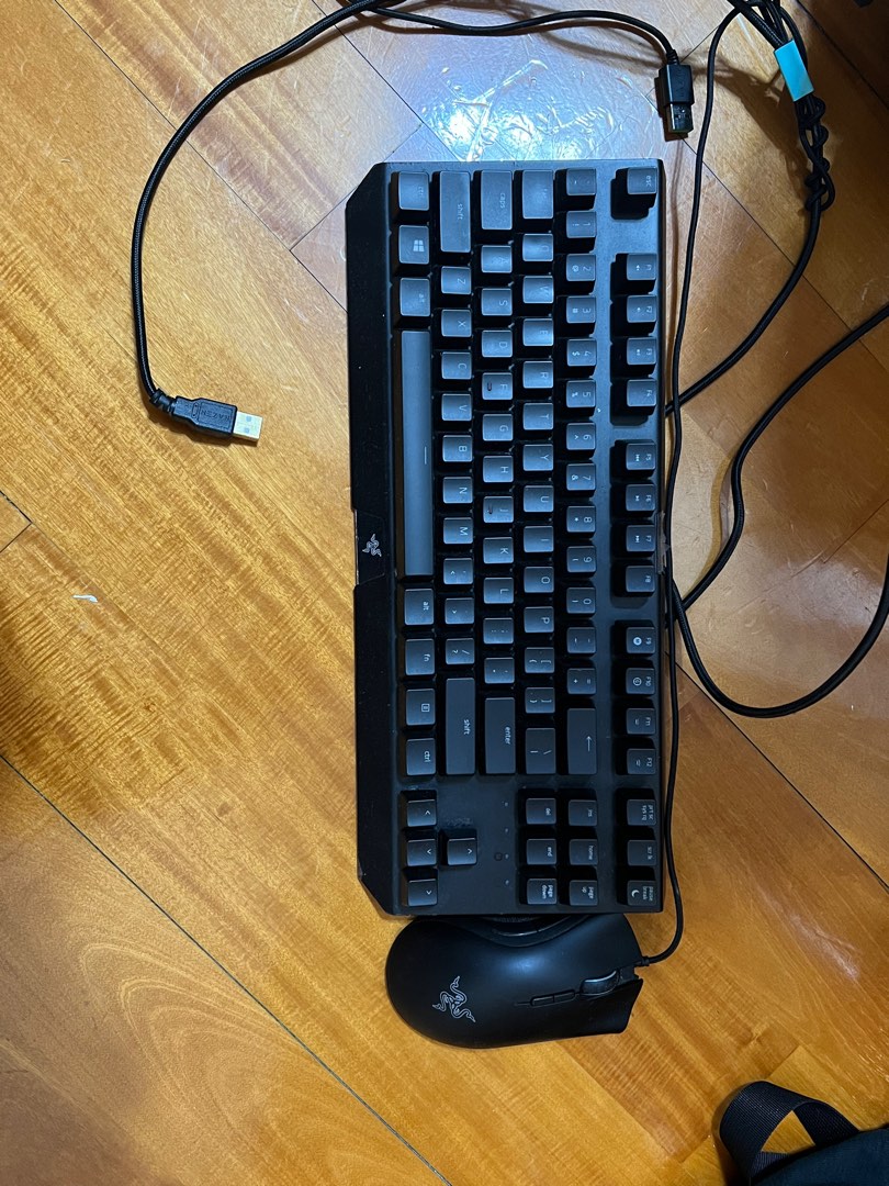 Razer mouse and keyboard, 電腦＆科技, 電腦周邊及配件, 電腦鍵盤及相關產品 - Carousell