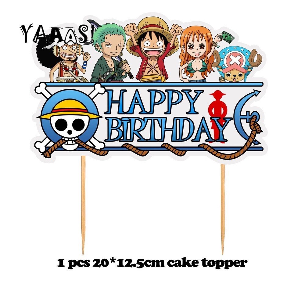 [Ready Stock] Manga Series | One Piece Cake Topper ( Design 1) - Party ...
