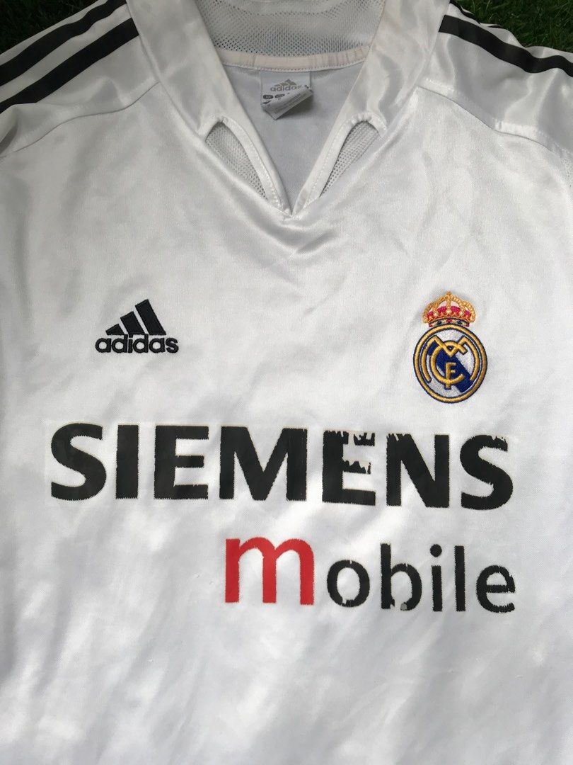 Real Madrid Siemens Mobile jersey, Men's Fashion, Activewear on Carousell