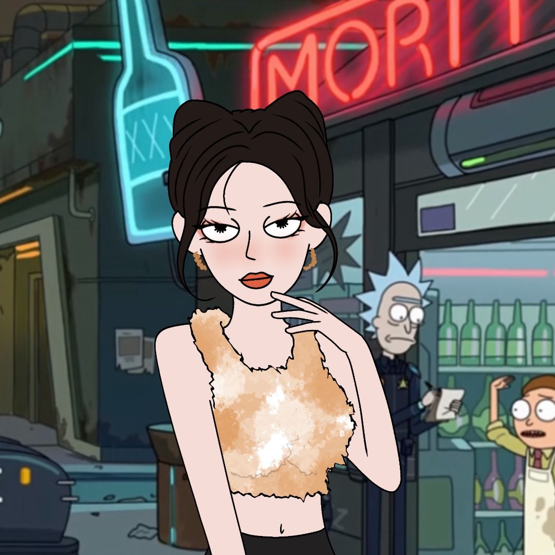 Rick and Morty Styled Custom Personalised Digital Illustration from ...
