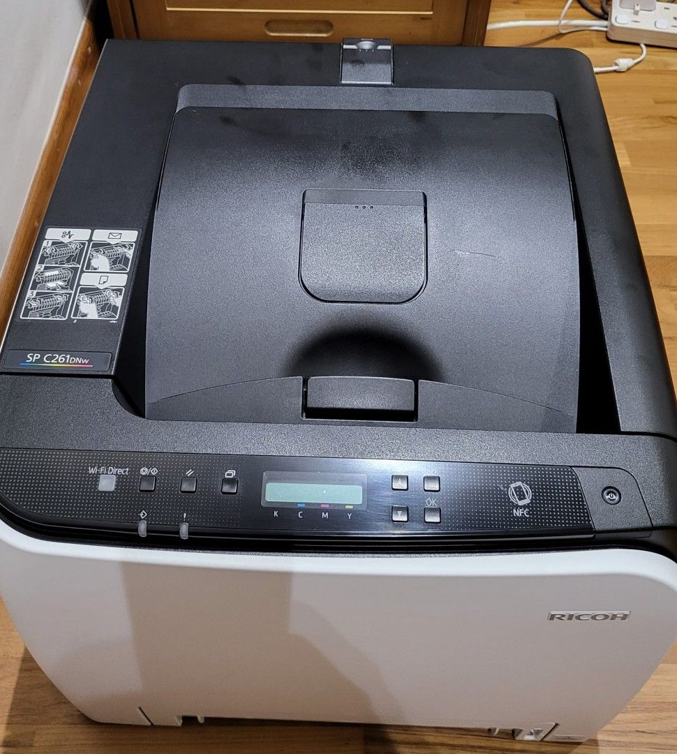 Ricoh SP C261DNW network colour laser prjnter, Computers & Tech ...
