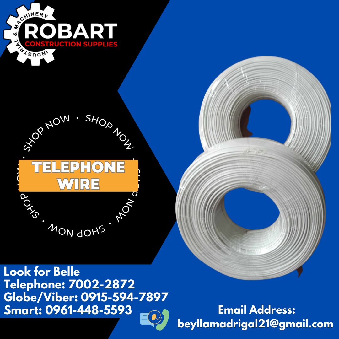 RJ11 Telephone Wire, Commercial & Industrial, Construction Tools ...
