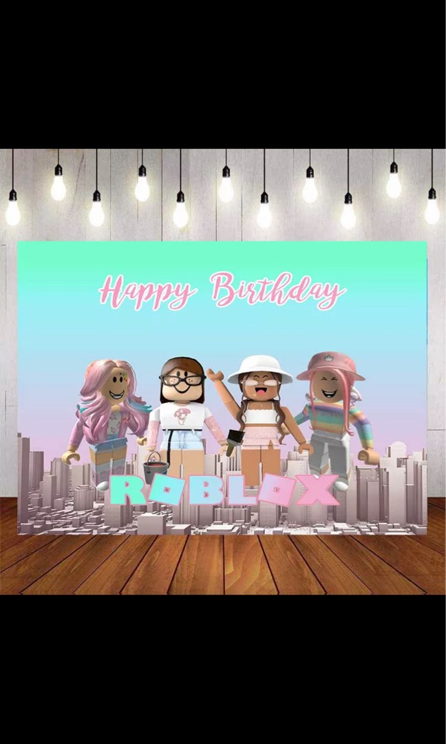 Roblox Girls Backdrop, Photography, Photography Accessories, Lighting ...