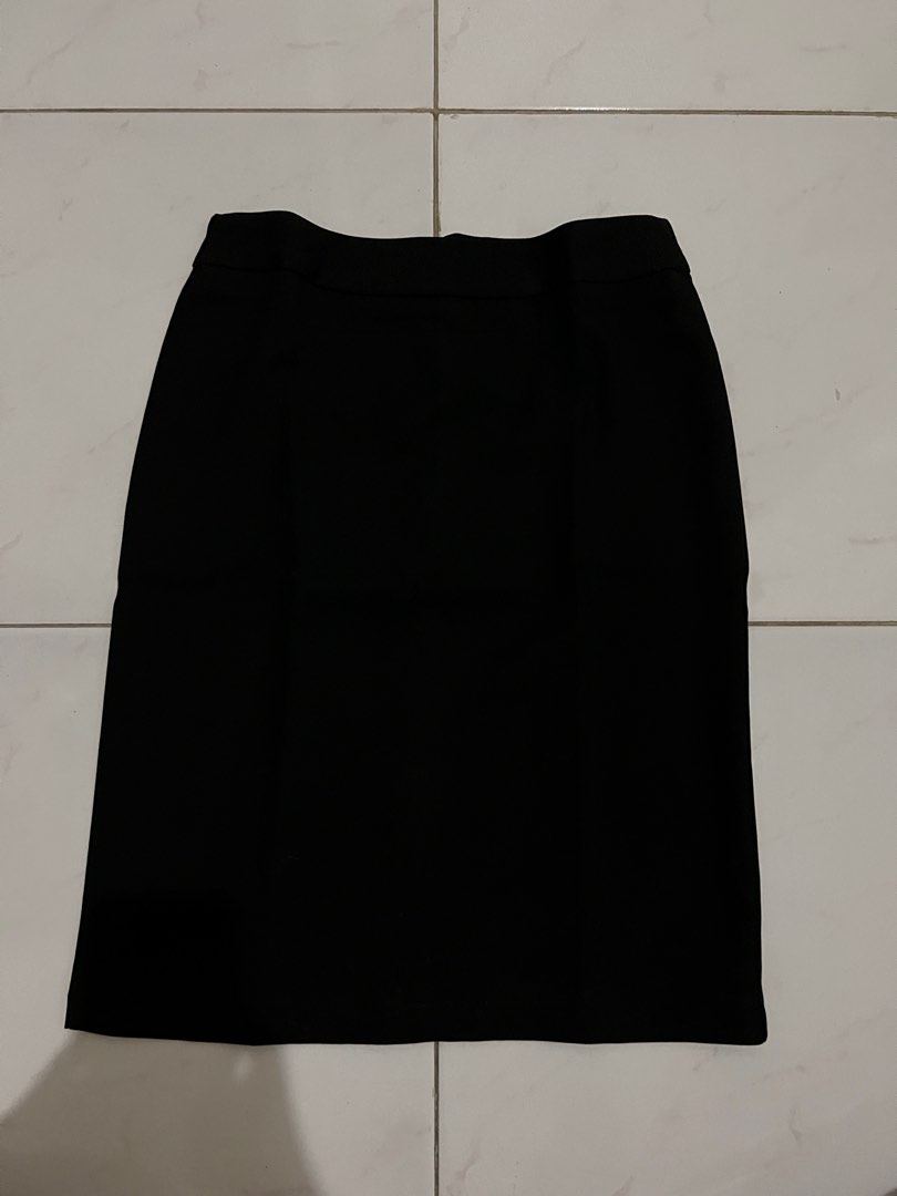 Rok Hitam untuk kerja, Fesyen Wanita, Pakaian Wanita, Gaun & Rok di ...