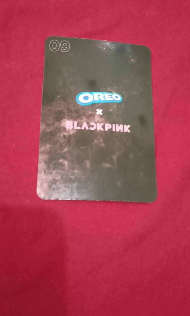 Preloved Rose blackpink oreo photocard, K-Wave di Carousell
