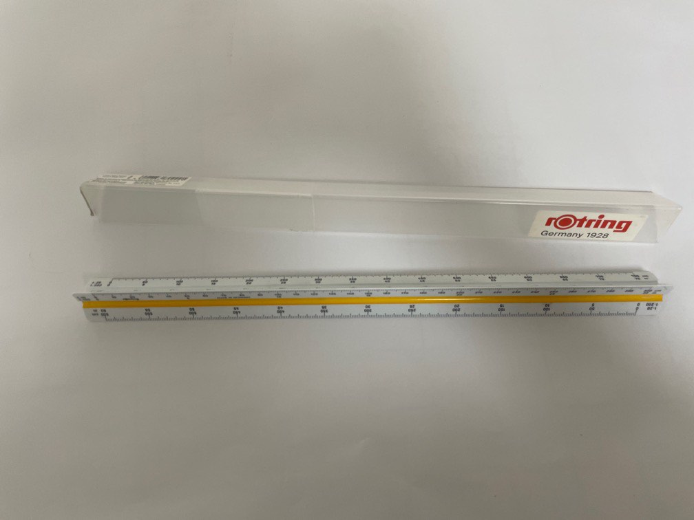 Rotring Toblerone Metric Scale, Hobbies & Toys, Stationary & Craft ...