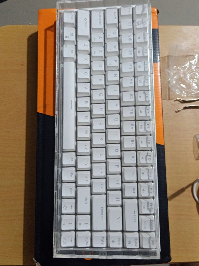 RK84 Royal kludge White Mechanical Keyboard Brown Switch, Computers ...