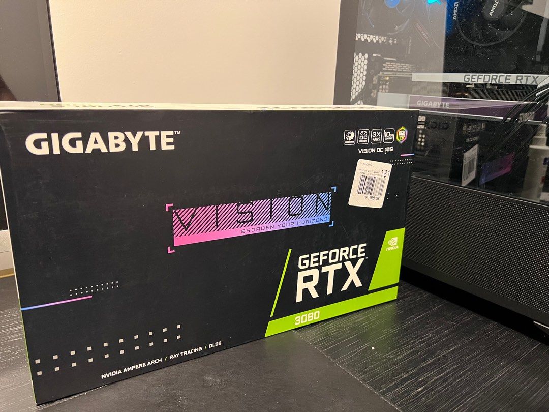 RTX 3080 Gigabyte Vision OC, Computers & Tech, Parts & Accessories ...