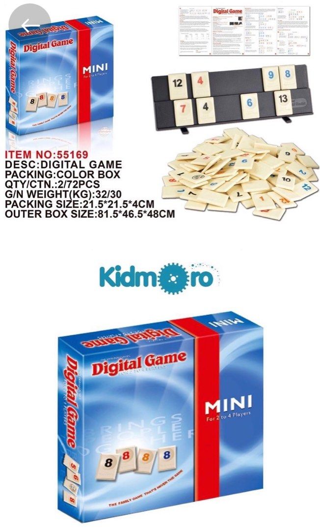 Rummikub mini (like new), Hobbies & Toys, Toys & Games on Carousell