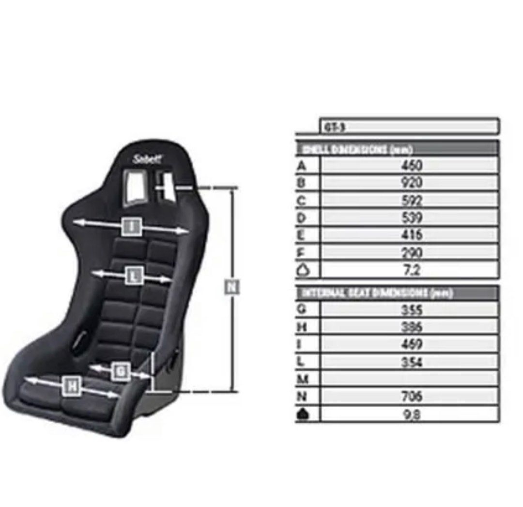 Sabelt full bucket seats gt3, Car Accessories, Accessories on Carousell