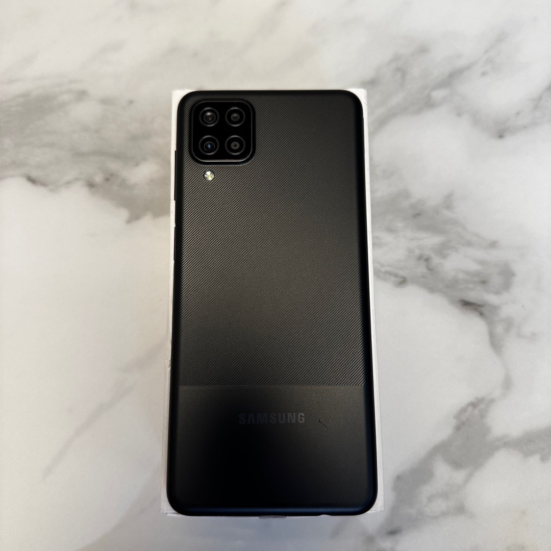 Samsung Galaxy A12 [SM-A125F/DSN] 4+64 Black 黑色, 手提電話, 手機, Android 安卓手機 ...