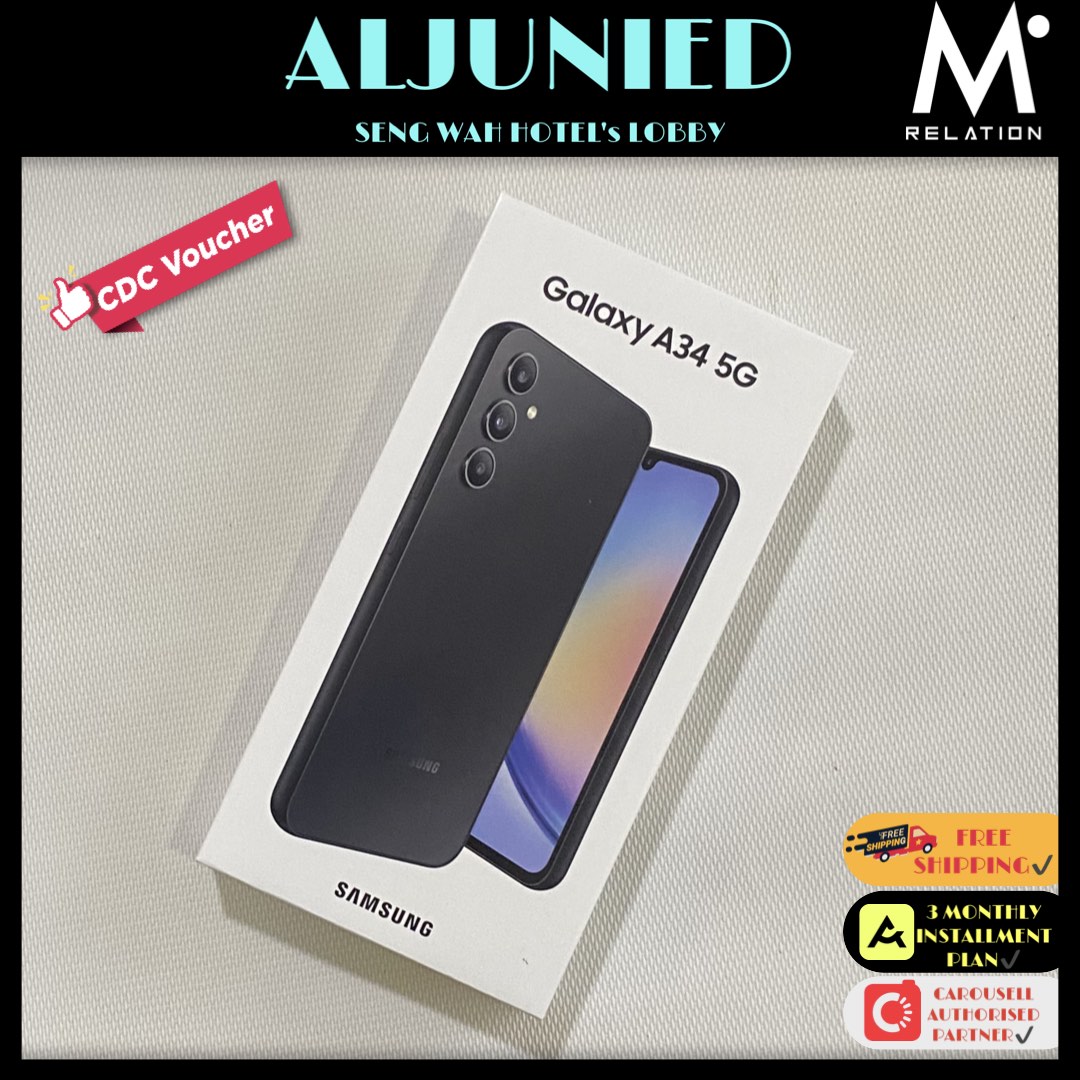 Samsung Galaxy A34 Awesome Graphite 128GB, Mobile Phones & Gadgets ...