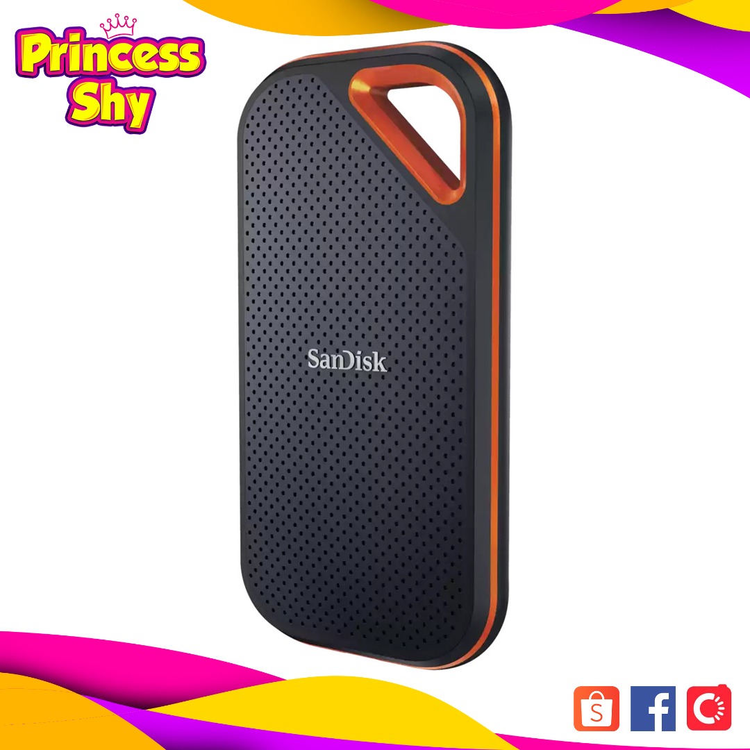 SanDisk 2TB Extreme Pro V2 Portable SSD External Solid State Drive ...