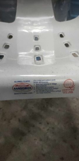 SANYO WHITE MONOBLOCK CHAIR - To Tunasan Muntinlupa City, Furniture ...