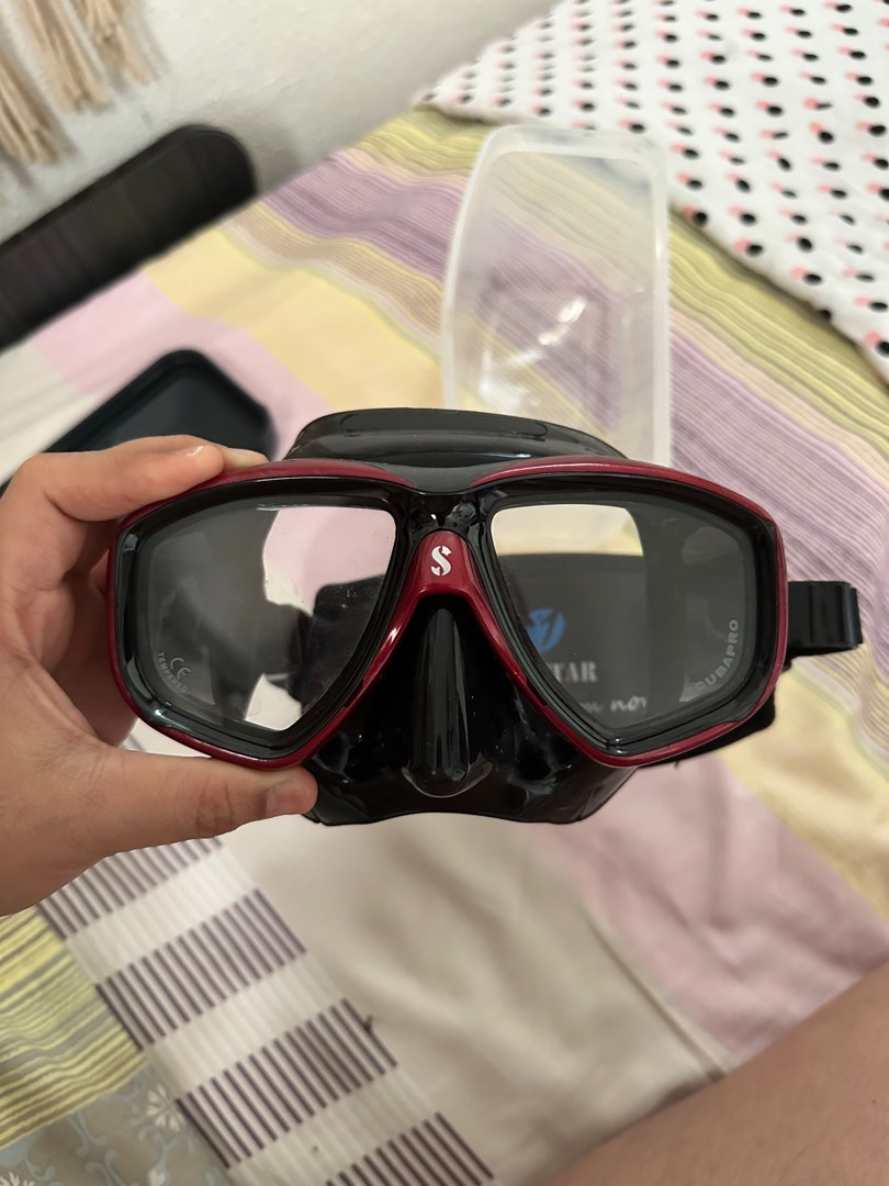 Scubapro flux twin diving mask, Sports Equipment, Sports & Games, Water ...