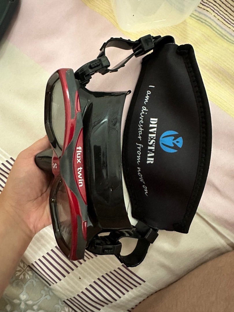 Scubapro flux twin diving mask, Sports Equipment, Sports & Games, Water ...