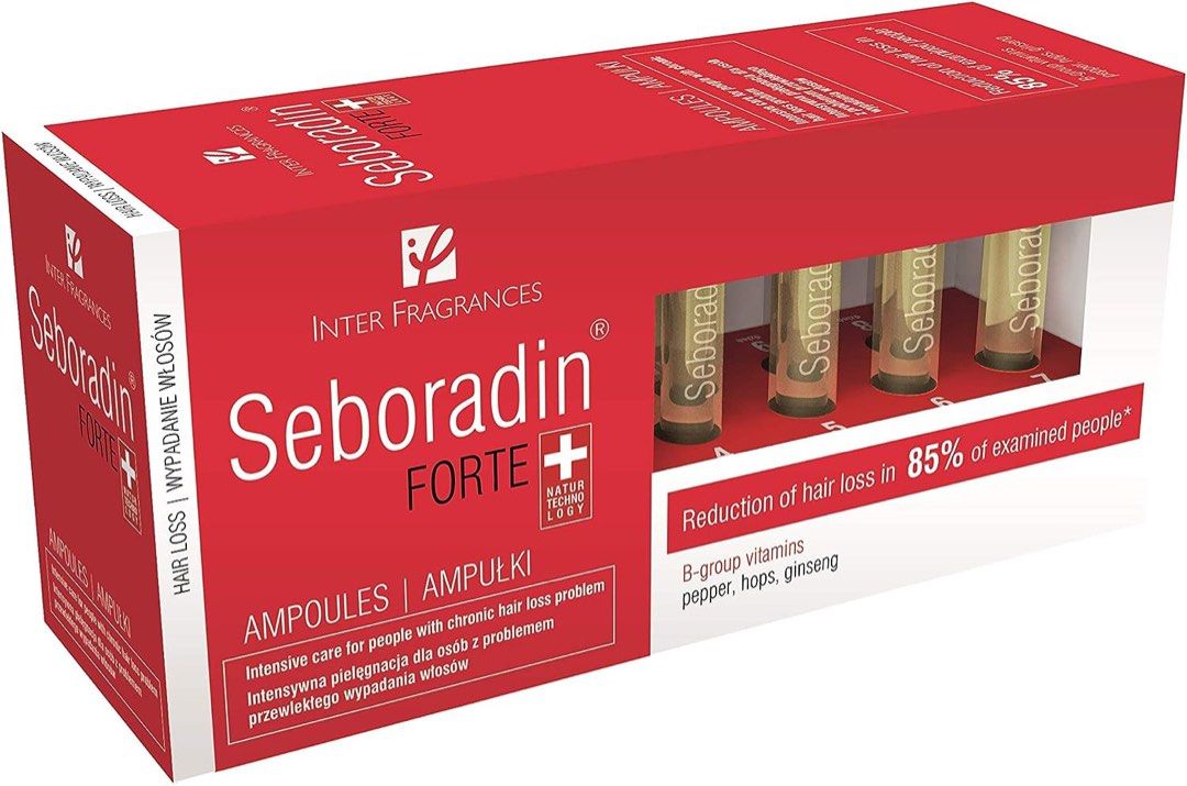 Seboradin Forte Hair Growth Serum, Chronic Hair Loss and Thinning ...