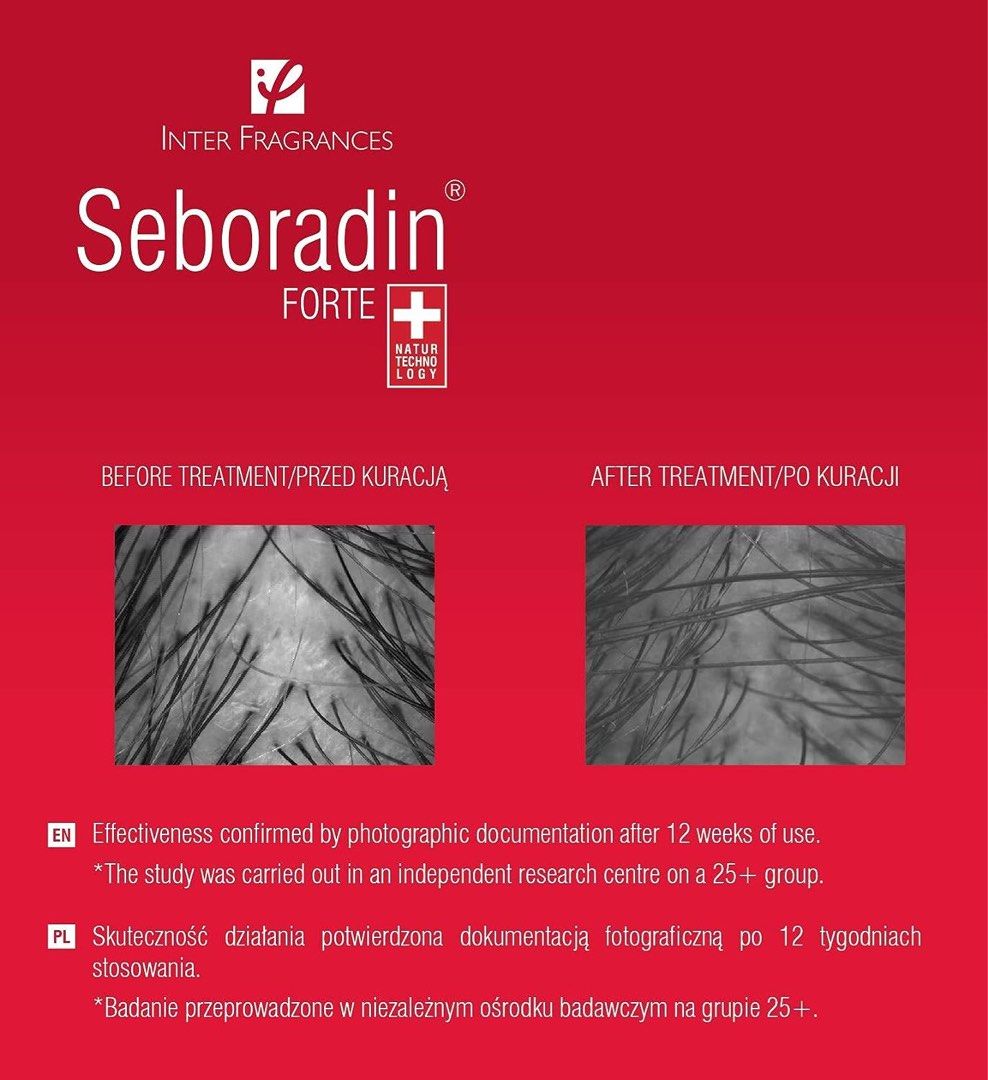 Seboradin Forte Hair Growth Serum, Chronic Hair Loss and Thinning ...