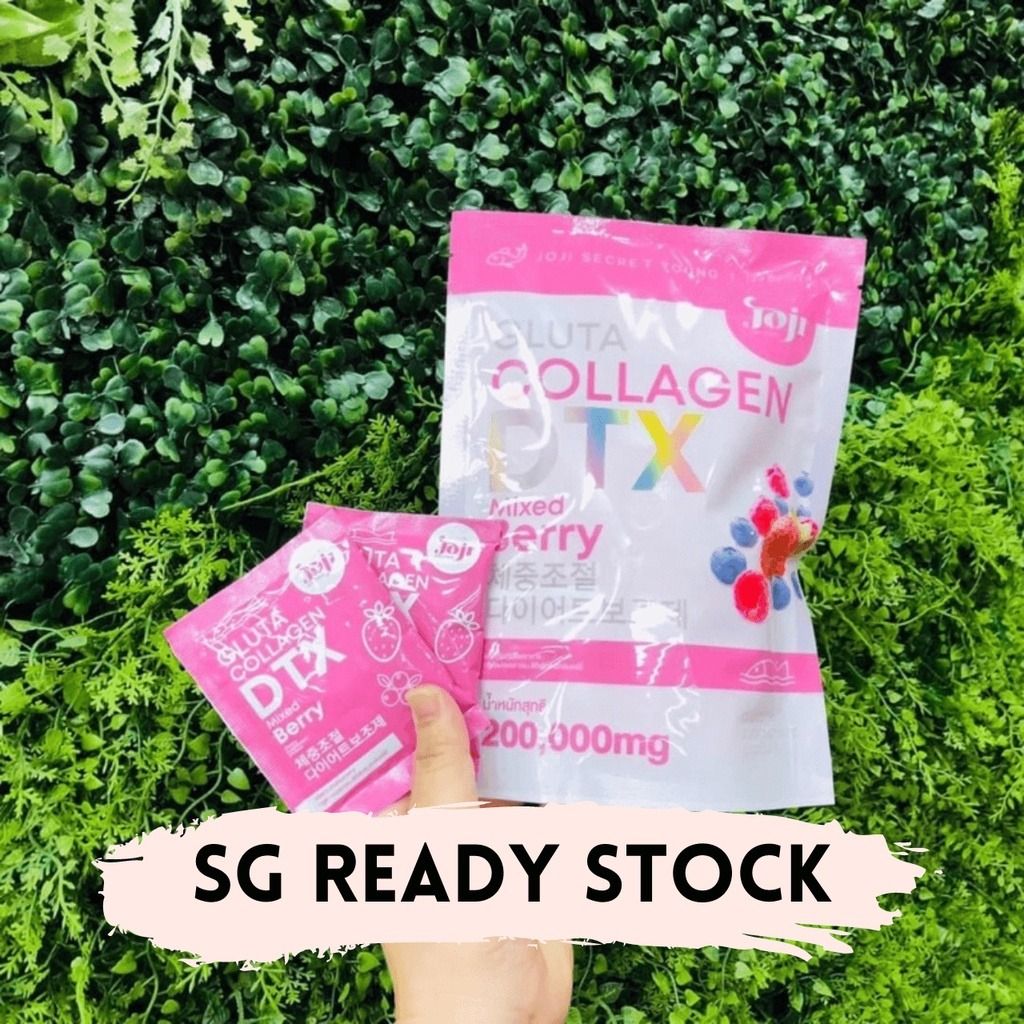 SECRET YOUNG GLUTA COLLAGEN DTX MIXED BERRY 200,000 MG 10 sachets ...