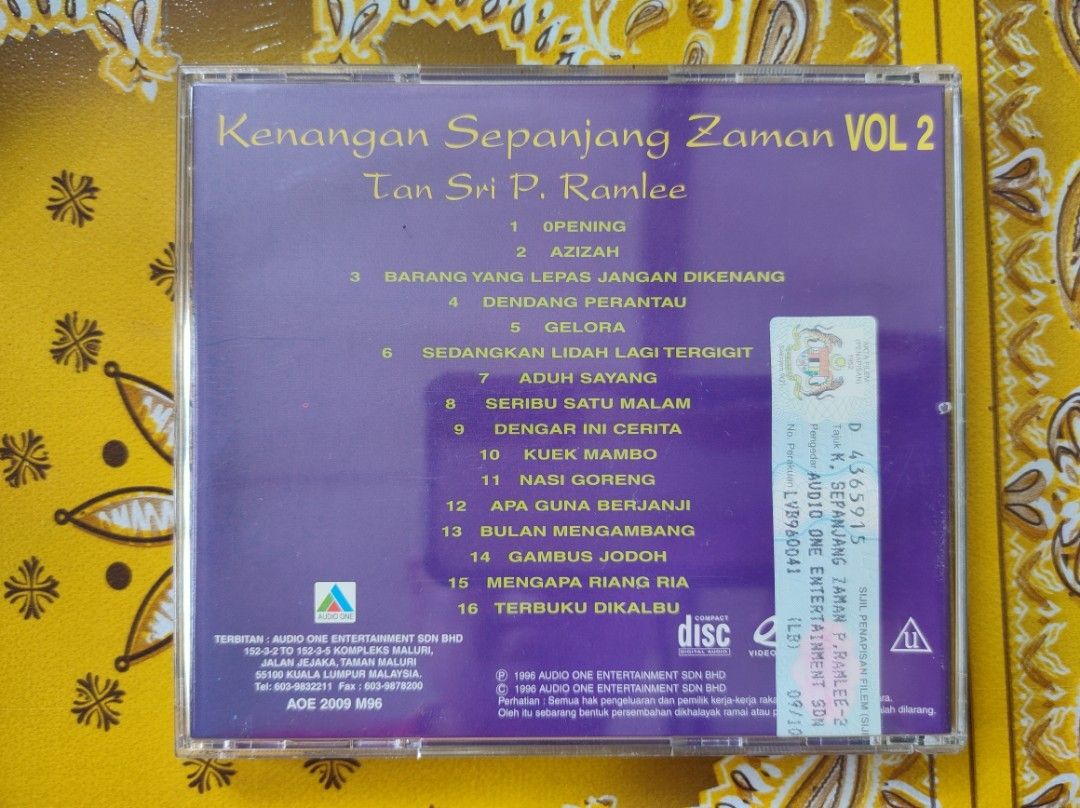 Seniman Agung Tan Sri P.Ramlee Vol.2, Hobbies & Toys, Books & Magazines ...