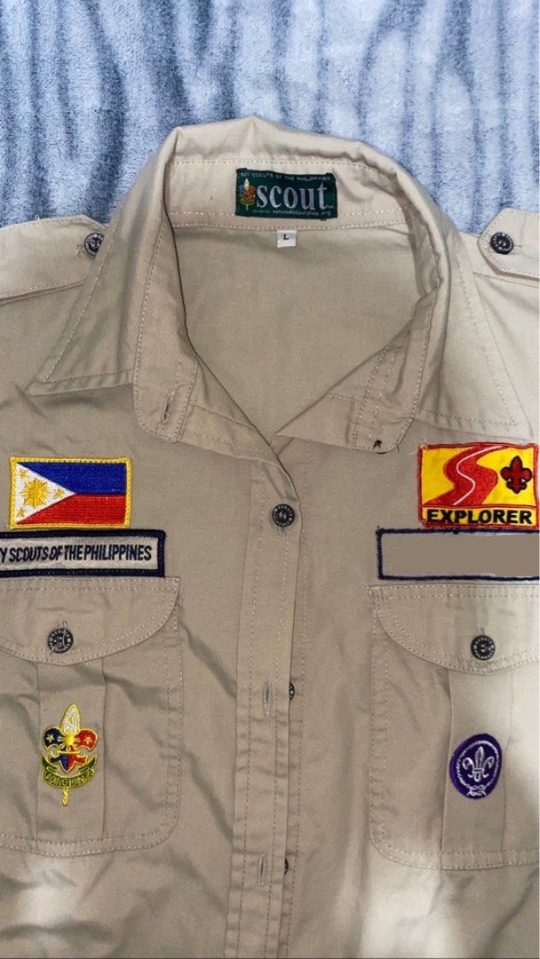 SENIOR SCOUT BLOUSE FEMALE (L) on Carousell