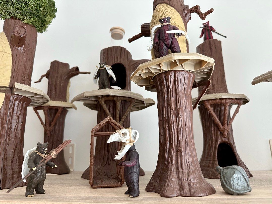 Set of 8 Custom Ewoks (Vintage Kenner), Hobbies & Toys, Toys & Games on ...